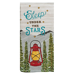 2 Piece Scenic Route Camping Dual Purpose Kitchen Towel Bundle, The Forest is Calling and Sleep Under The Stars