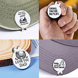 GEYGIE I Like Big Putts I Cannot Lie Golf Ball Marker with Magnetic Hat Clip, Funny Golf Accessories Gifts for Men Women, Golf Gifts for Men Woman, Retired Gift for Golf Fan, Golf Novelty Gift