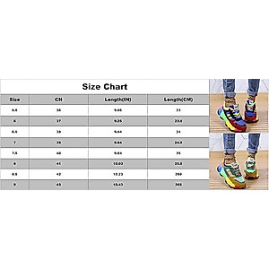 2023 New Orthopedic Shoes Rainbow Sneakers - Slip On Air Cushion Walking Shoes with Arch Support, Lace Up Breathable Platform Walking Shoes, Women Non-Slip Stretch Casual Sneakers (7.5, Blue)