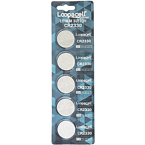 Loopacell 2330 CR2330 3V Lithium Battery x 5 Batteries
