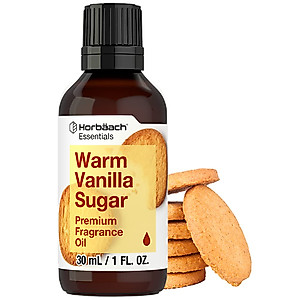 Horbäach Warm Vanilla Sugar Fragrance Oil | 1 Fl Oz (30 mL) | Premium Grade | for Diffusers, Candle and Soap Making, DIY Projects & More