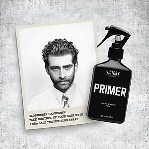 Sea Salt Thickening Spray for Men's Hair | PRIMER by Victory Barber & Brand | Made in the USA