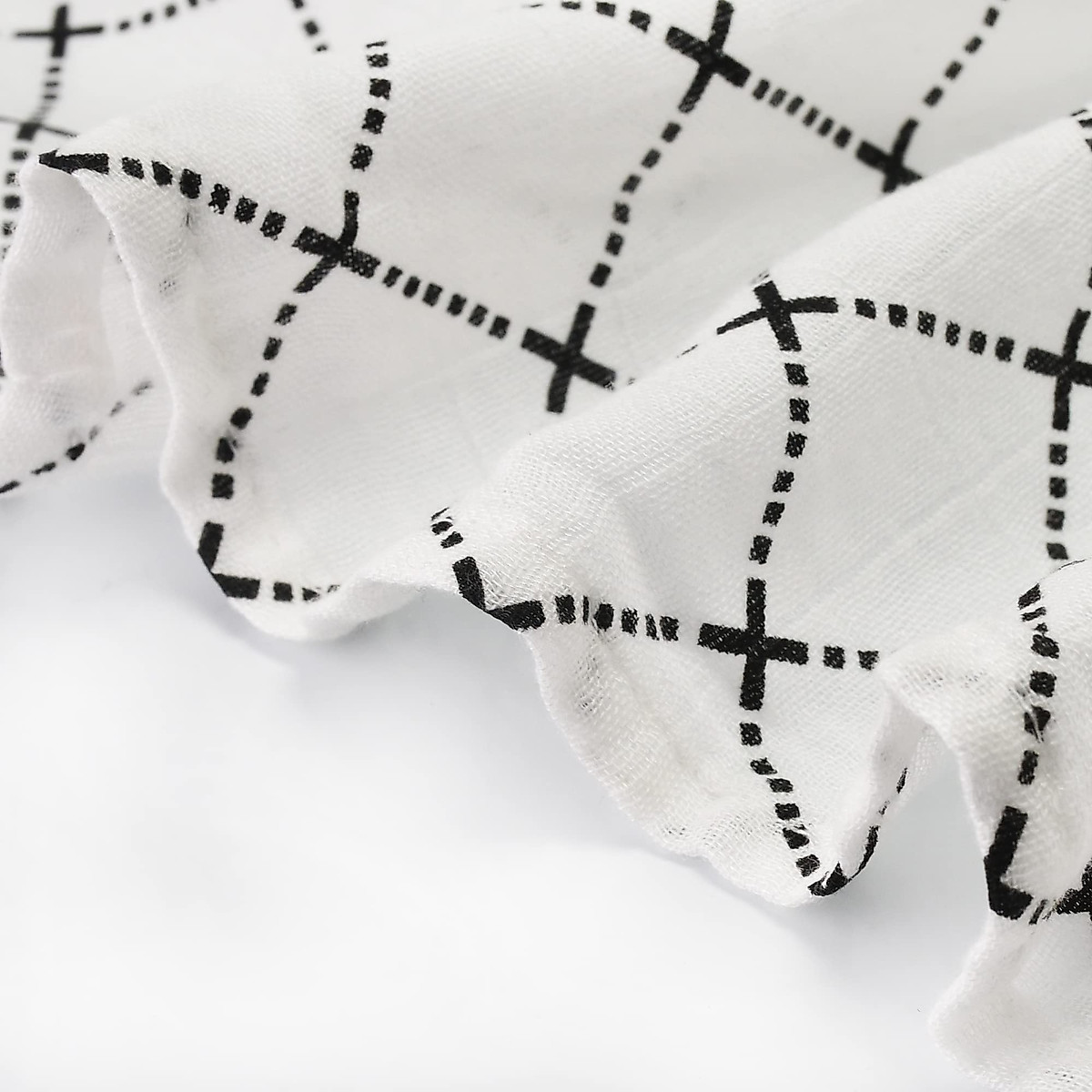 Ruby Star Swaddle Blanket, Muslin Swaddle Blankets, 3 Pack Receiving Blanket for Boys and Girls, 47 x 47 in