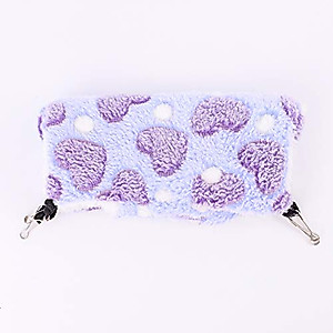 balacoo Swinging X Animal Hammock Squirrel Bed Double Style Warm Sleep Pet Ferret Guinea Layer Pig Bird for Printed Parrot Sleeping Hamster Bunk Rat Chinchilla Hanging Mice Layers