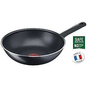 Tefal B56419AZ, Cookware, Wok 28cm, Black/White