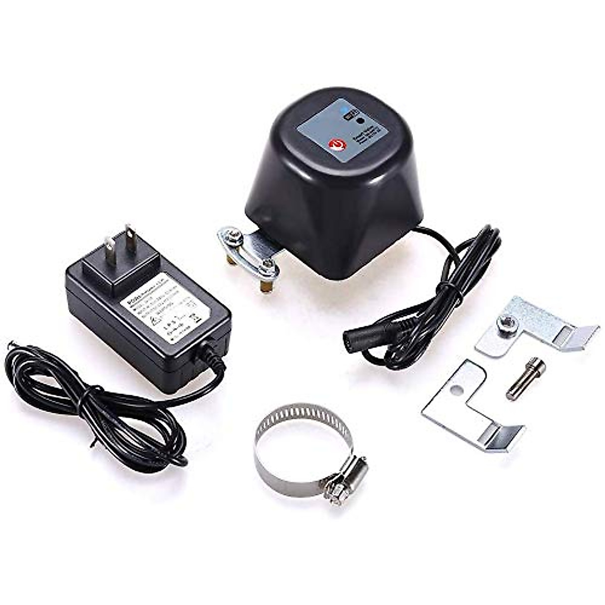 Smart Wifi Water Valve Shutoff Timer, Smart Sprinkler Controller, Wifi Gas Shut Off Valve Controller, for Valves up to 1.5", Compatible with Alexa Google, APP Remote Control, No Hub Required