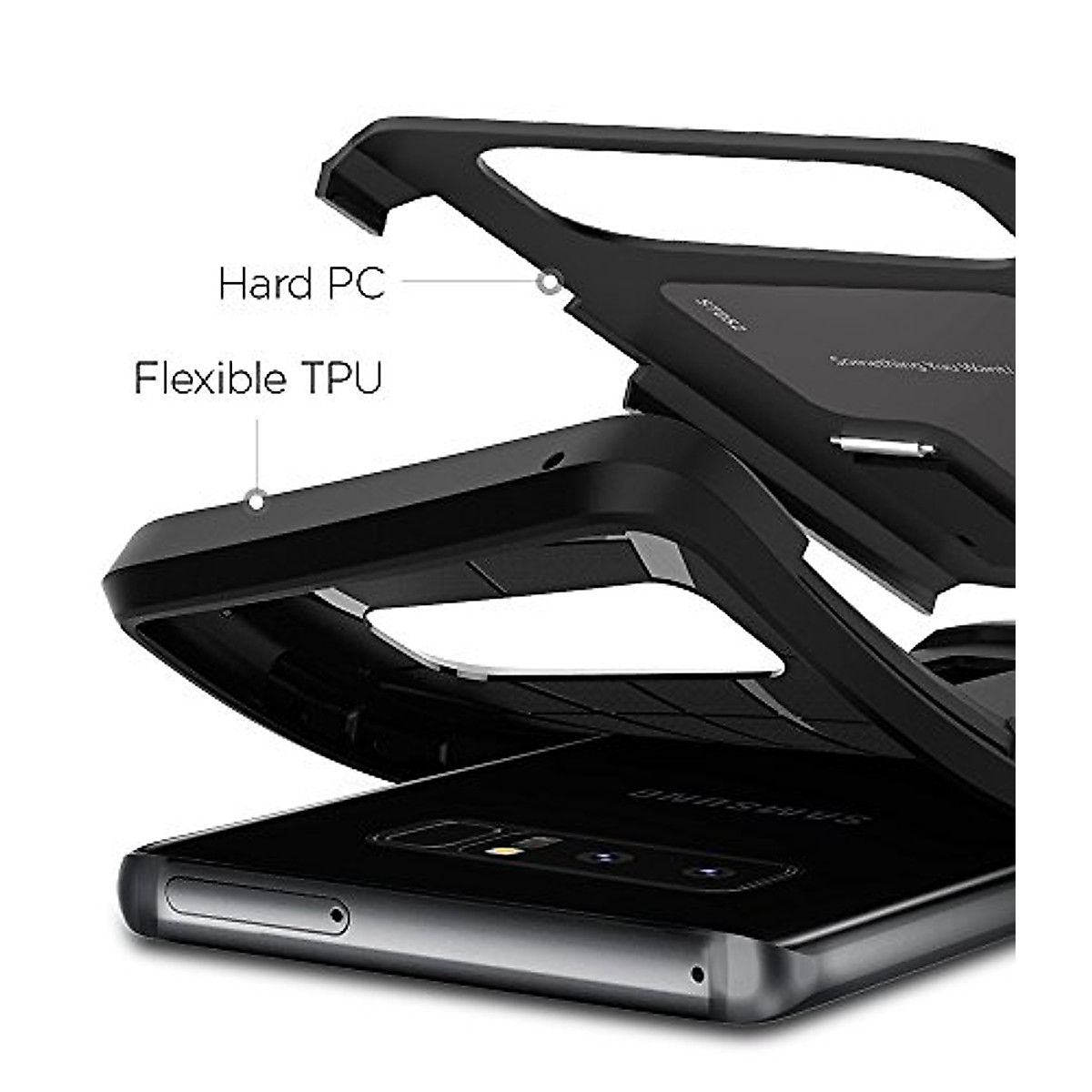 Spigen Tough Armor Designed for Samsung Galaxy Note 8 Case (2017) - Black