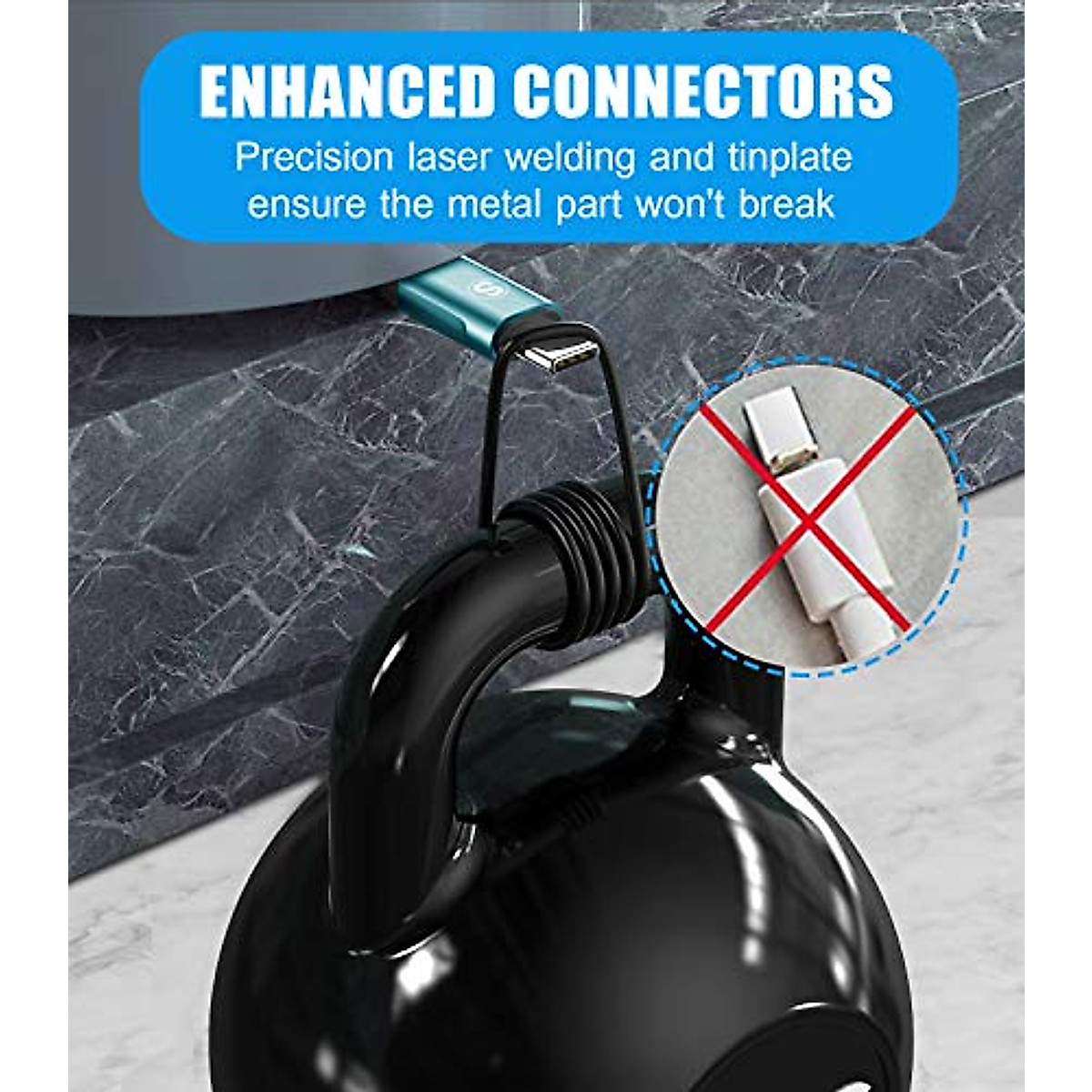 sweguard USB C Cable 3.1A Fast Charging [2-Pack,3.3ft+3.3ft], USB-A to USB-C Charger Nylon Braided Cord for Samsung Galaxy S22 S21 S20 S10 S9 S8 Plus/FE Note 20 10 9 8, A71 A51 A32,LG,Moto,PS5-Green