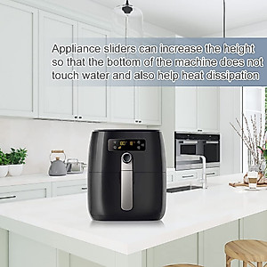 Appliance Sliders, 16pcs Self Adhesive Small Kitchen Sliders Teflon Appliance Mover for Countertop Stand Mixer, Coffee Maker, Air Fryer, Food Processor,Pressure Cooker