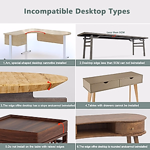 Nillcs Ergonomics Desk Extender Tray,20.4"x9.8" Large Size Foldable Keyboard Tray,Computer Table Extension Arm, Armrest Support for Home and Office