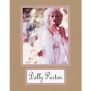 Kirkland Dolly Parton, the Great Country Singer, 8 X 10 Photo Autograph on Glossy Photo Paper