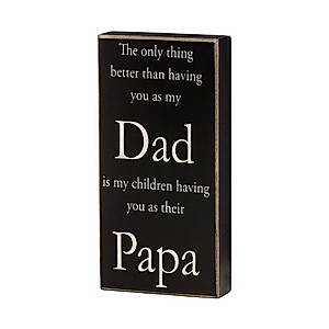 Collins "Their Papa Box Decorative Sign