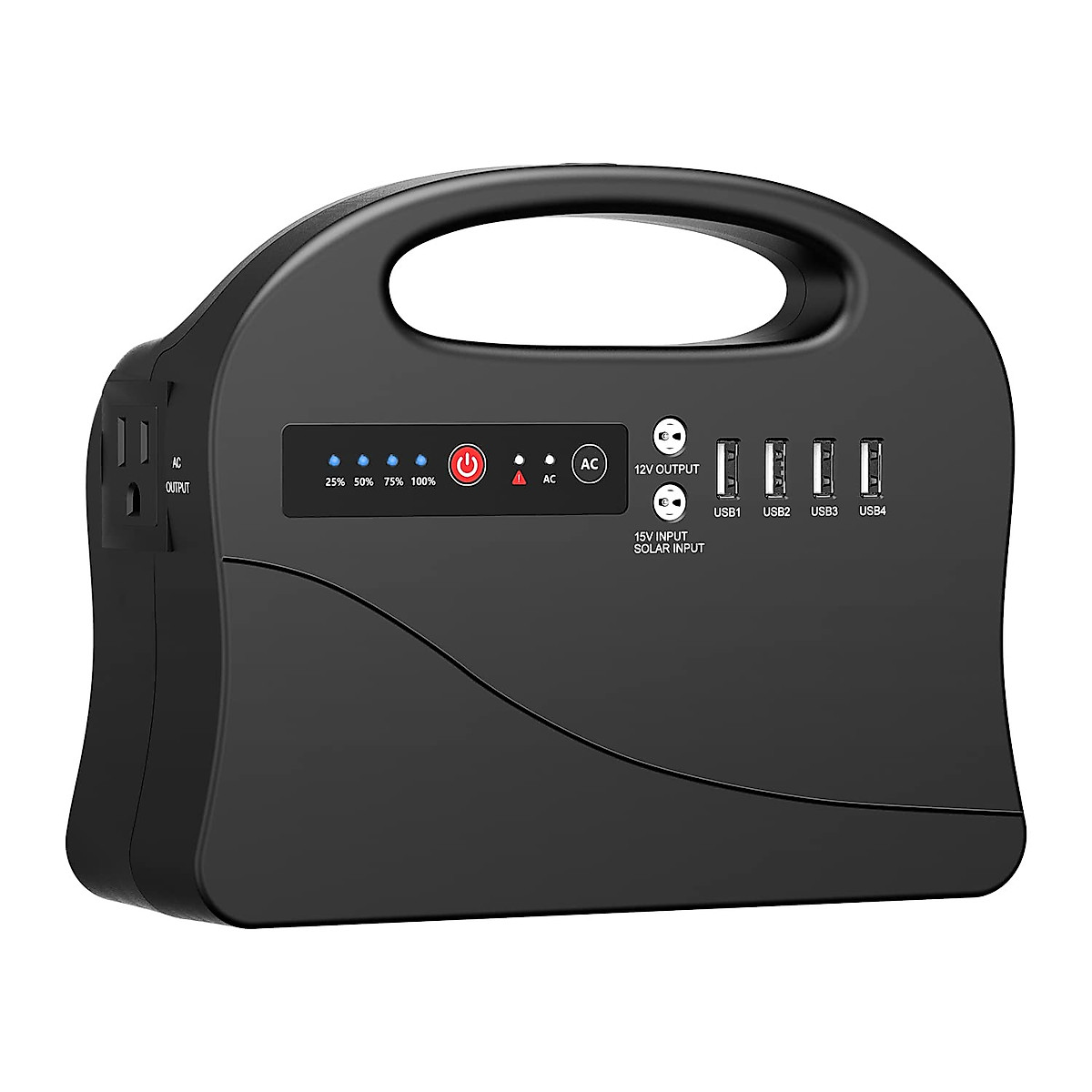 Enginstar Portable Power Station 120Wh, 100W Solar Generator with 110V AC Outlet, 40W Solar Panel, Foldable Solar Panel for Portable Power Station