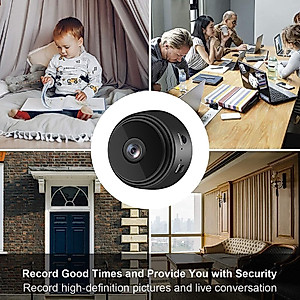 Camtrix Magnetic Mini Security Camera,Mini 1080p HD Wireless Magnetic Security Camera, Night Vision Motion Detection Security Cam Covert Cameras with App for Home Indoor Outdoor (2 pcs)