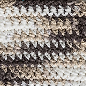 Lily Sugar'n Cream Cotton Cone Yarn, 14 oz, Chocolate Ombre, 1 Cone