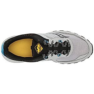 Saucony Men's Excursion TR15 Trail Running Shoe, Fog/Black/Topaz, 9