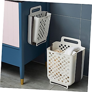 1 Set Wall Hanging Laundry Basket Plastic Hamper Baskets Storage Bins for Clothes Dirty Storage Baskets for Laundry Hamper Collapsible Clothes Basket Clothes Hamper Baby
