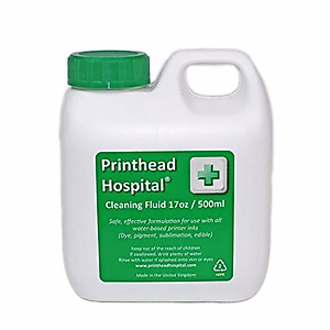 Printhead Hospital Printer Cleaning Kit for Epson Canon Brother and HP Printers - 500ml | Easy to use kit to Clear Printer nozzles