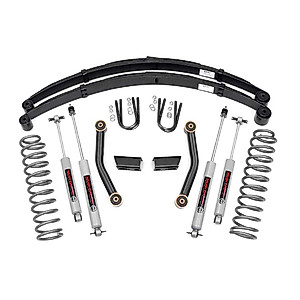 Rough Country 3" Lift Kit for 1984-2001 Jeep Cherokee XJ 2WD/4WD - 630XN2