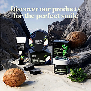 Activated Charcoal Teeth Whitening Powder - 50g Natural Coconut Charcoal, Effective Teeth Stain Remover and Toothpaste Alternative - Safe for Gums Or Enamel