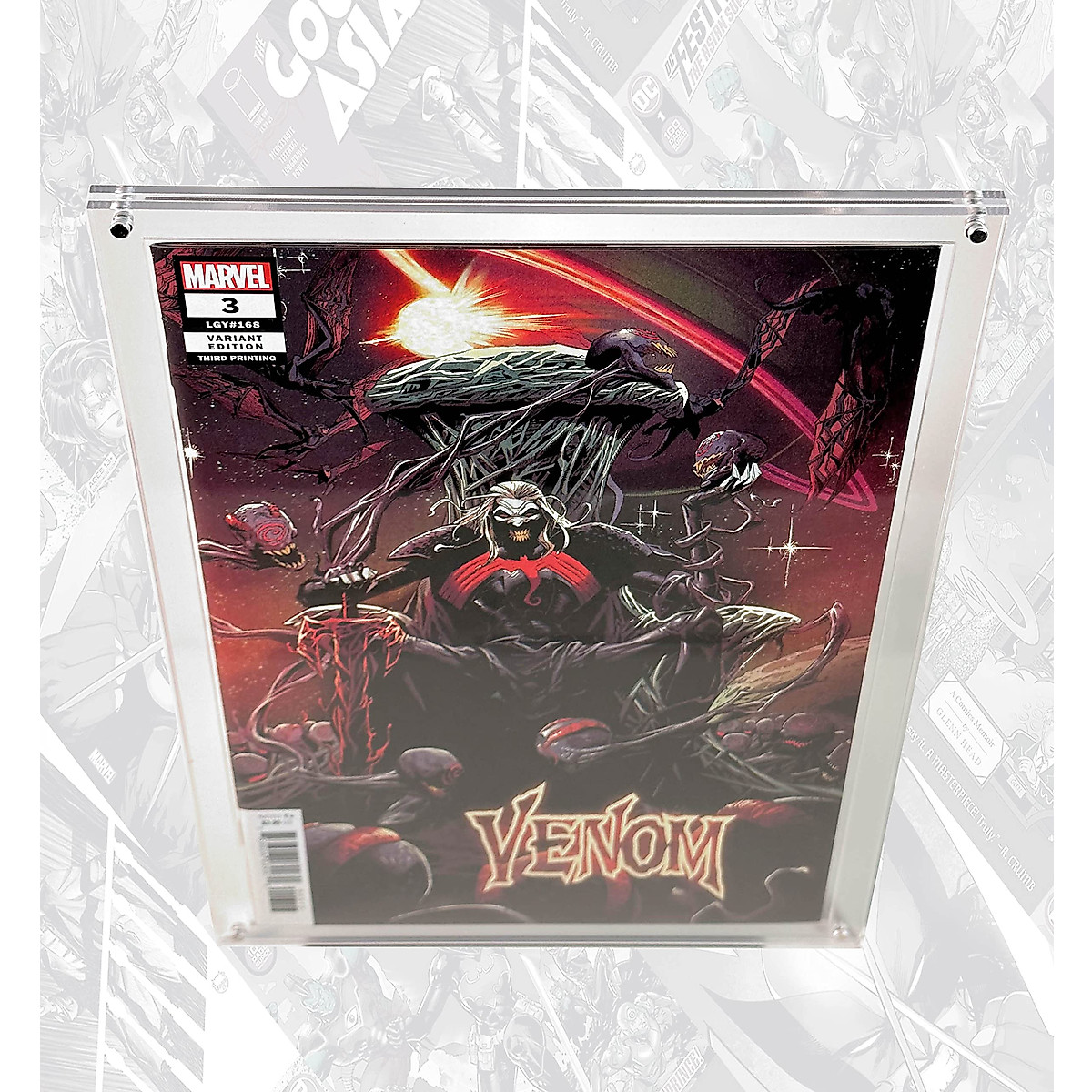 MALKO Modern Comic Book Acrylic Slab Display Case - Current Comics Magnetic Showcase - 2 PACK