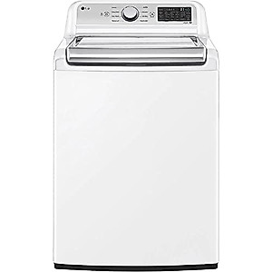 LG WT7405CW 5.3 Cu. Ft. White Top Load Washer with 4-Way Agitator & TurboWash3D Technology