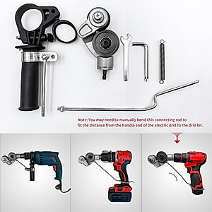 Sheet Metal Cutter Metal Cutter for Drill/Sheet Metal Cutter Drill Attachment Enhanced Model - Specially Reinforced for Cutting Flat Iron, Steel,Copper, Aluminum Sheets 20 Gauge thick and Below