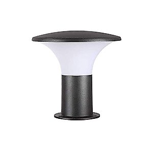 ZMY Aluminum Garden Home Pillar Lighting Villa Outdoor Modern Column Lamp Park Decorative Anti-Rust Post Light Waterproof PC Lawn Pathway Illumination