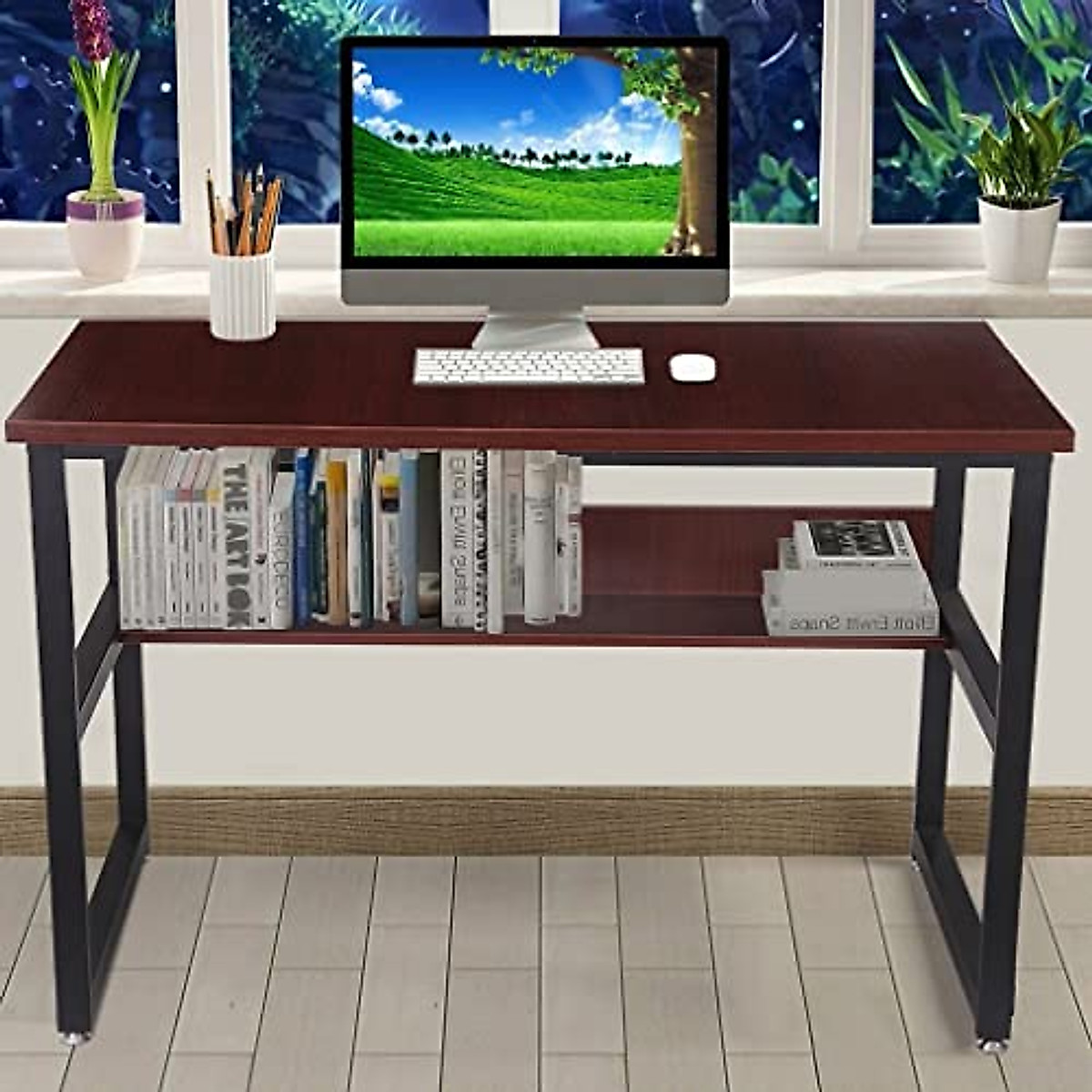 Modern Standing Desk Executive Desk Modern Style Computer Desk with 1 ...