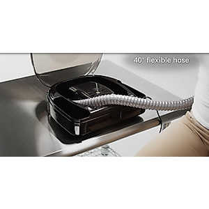 Andis 80745 Ionic Professional Bonnet Hair Dryer - Includes 40" Flexible Hose & Convenient Storage Case, Fits on Average Size of 1" Roller, 2-Speed/ 2 Heat Settings for Styling - 500 Watts, Black