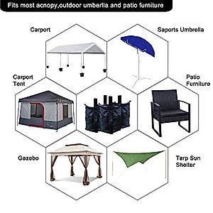 ABCCANOPY Heavy Duty Weight Bags, 115lb