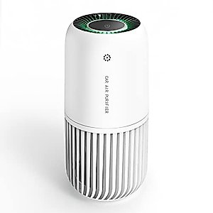 Car Air Purifier, Mini Portable Air Purifier with H13 True HEPA Filter for Purified Smoke, Pollen, Dust, Odor for Bedroom Kid’s Room Office Desktop Car