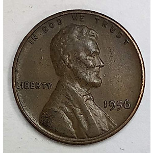 1956 P Lincoln Wheat Penny Average Circulated Good to Fine
