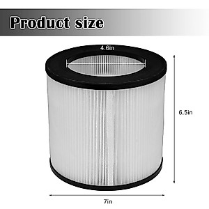 kingsea H13 HEPA Replacement Filter Compatible with Medify Air Purifier