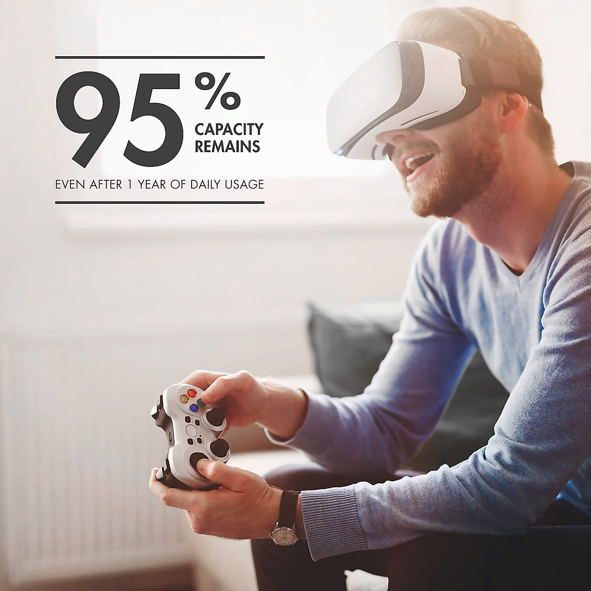 Tenergy AA Rechargeable Batteries 2000mAh Pre-Charged Low Self Discharge for Remote Controllers, Toys, Flashlight, Mouses, 4 Pack