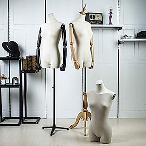 Mannequin Display Stand Mannequin Window Display Dressmaker Mannequin Torso Clothing Tailor's Dummy