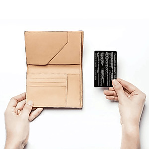 3PCS Laser Metal Miranda Warning Card / Standard Field Sobriety Test Clues Cards