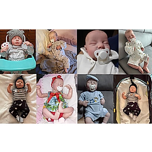 OCSDOLL Realistic Newborn Baby Doll Girl 20inch Reborn Baby Dolls Sleeping Real Painted Blood Vessels Visible Veins on Skin, Weighted Baby Dolls Closed Eyes