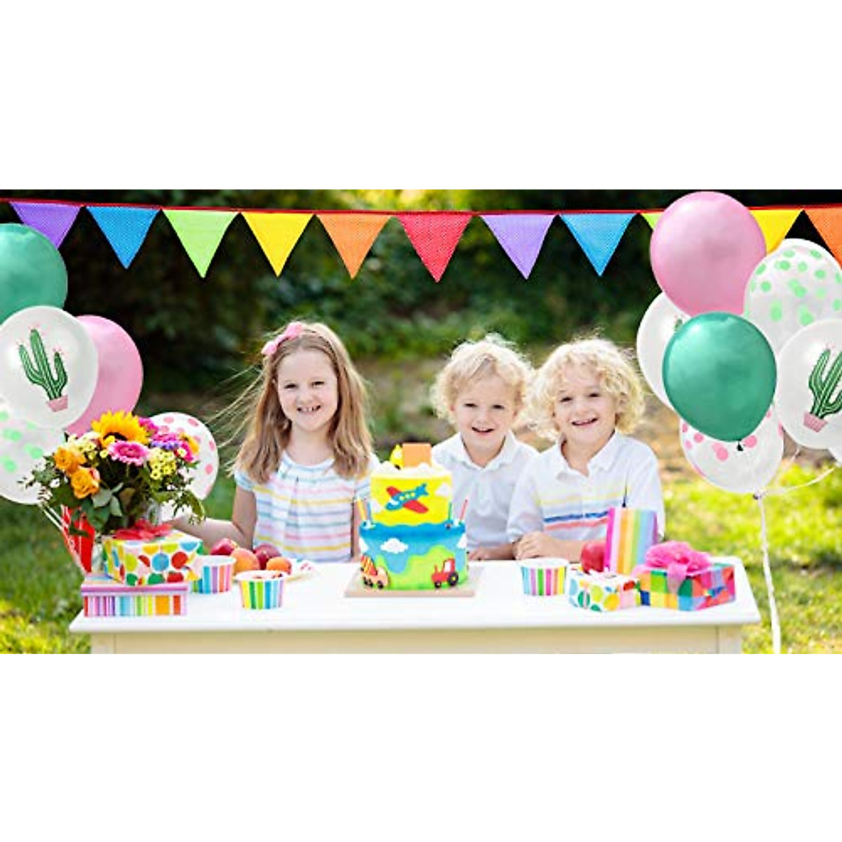 30PCS Cactus Party Balloons for Hawaiian Luau Tropical Party/Birthday Decorations/Summer Theme Carnival Party/Baby Shower