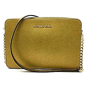 Michael Kors Women's Jet Set Item Crossbody Bag (Old Gold)
