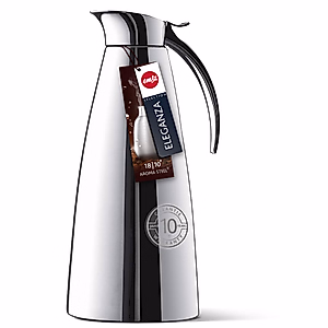 Emsa Eleganza Stainless Steel Insulated Carafe, 34-Ounce