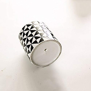 FURLOU Pottery Planter,Small Plant pots,Geometric Pattern Ceramic Succulent Small Ceramic Pot Ceramic Flower Green Plant Container Planter Classic Round Shape Planter Beautiful Scenery (Co Flower (Co