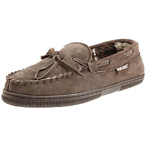 MUK LUKS Men's Paul Slipper, Chocolate, 11