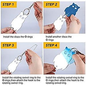 XPCARE 24PCS Bird Scare Devices - Owl Shape Bird Reflective Discs - Highly Reflective Double-Sided Bird Reflectors - to Keep Woodpecker Pigeon Owls Birds Away