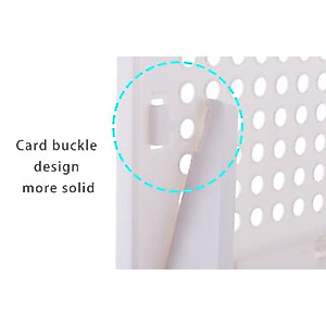 Closet Organizers Storage Bins 4 Pack, Stackable Plastic Storage Basket, Folding Wardrobe Storage Box-Drawer Shelf Storage Container for Office Wardrobe Cupboard Pantry Kitchen Cabinets Bathroom