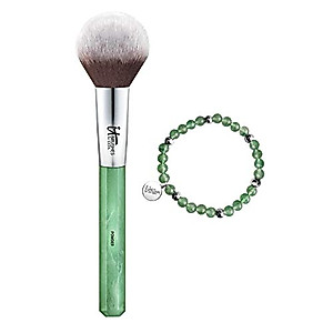 It Cosmetics Gemstone Makeup Brush Therapy Duo Gift, Jade Set YOUR GOOD VIBES ONLY!