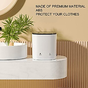 TOPINCN Mini Washing Machine, US Plug 100‑240V Blue Light Household Portable Washer for T Shirts Underwear Socks, 4.5L 2000mA Washer