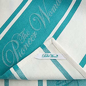 Pioneer Woman Butterfly Kitchen Tea Towels Set of 4 Assorted Teal Mint Aqua