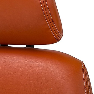 CRIBEL Icaro Presidenziale Poltrona, Metallo Cromato, Arancio