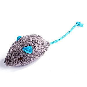 Q.Y.HOME Cat Toy Interactive Toy Plush Mouse Shaped Toy - (3 Pack),Small Breeds